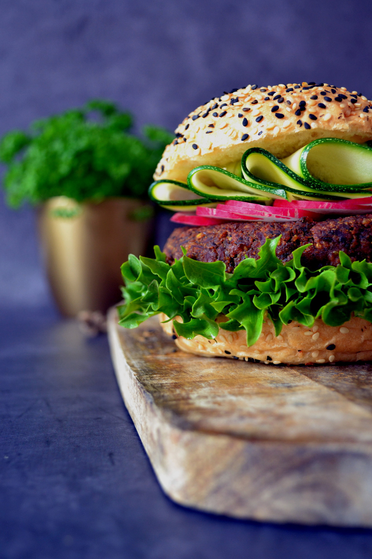 Burger z černé čočky a quinoi :: Boho Kristýna